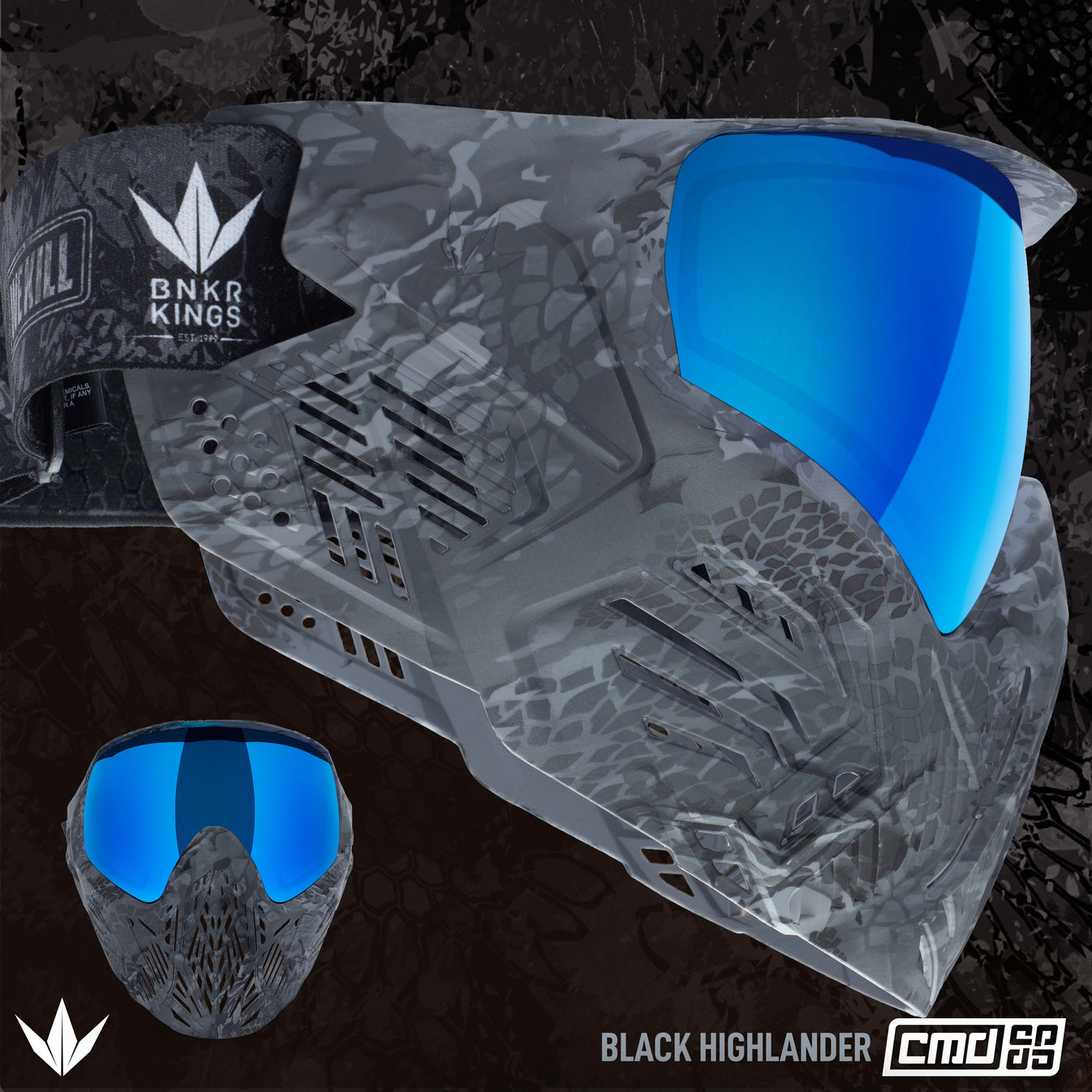 Bunkerkings CMD Thermal Goggle | Best Fog-Resistant Paintball Mask ...