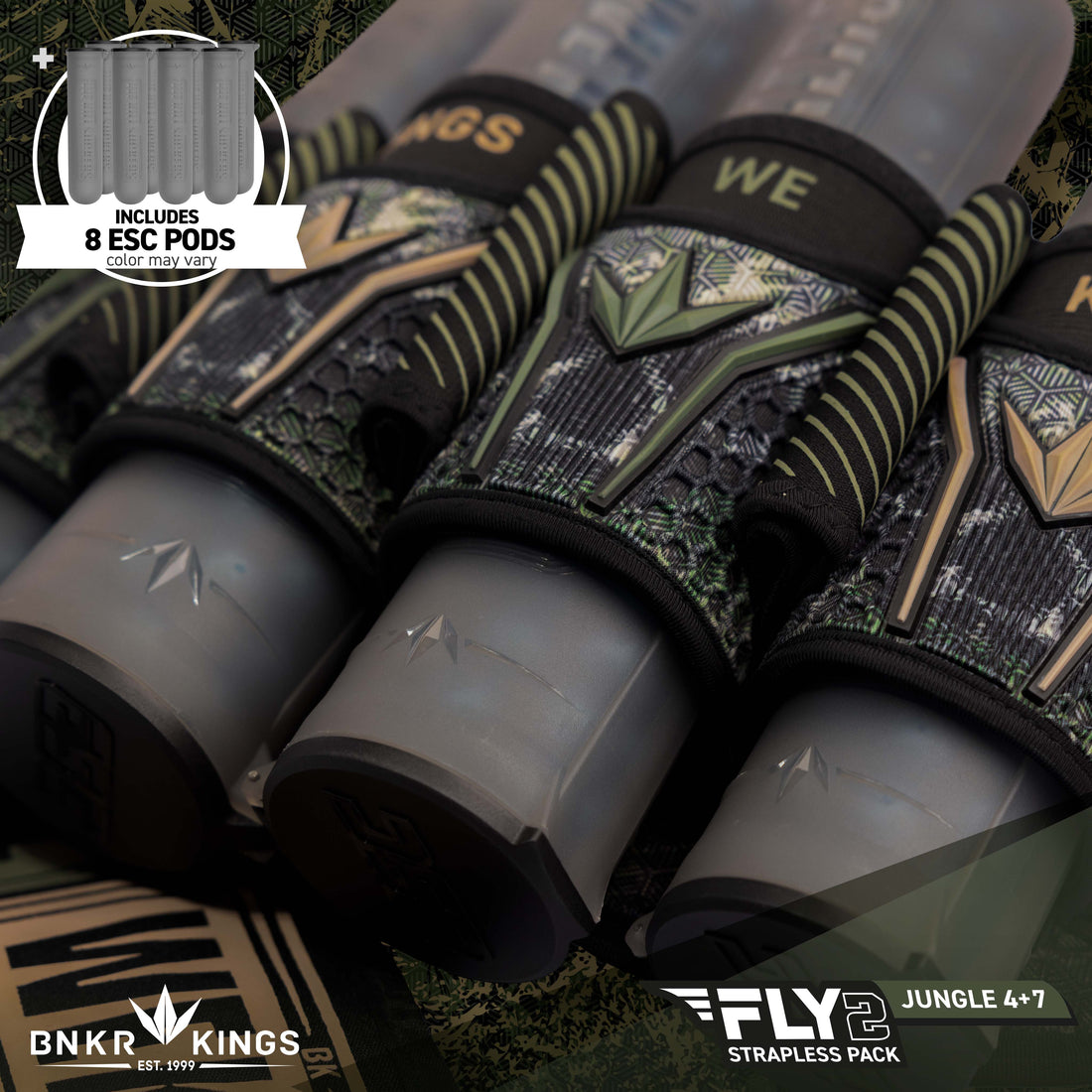 Bunkerkings Fly Packs | High-Quality Comfortable Paintball Pod Harness ...