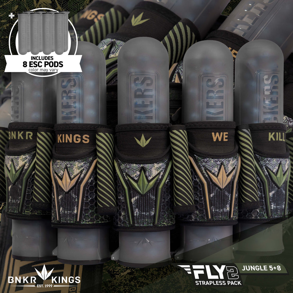 Bunkerkings Fly Packs | High-Quality Comfortable Paintball Pod Harness ...