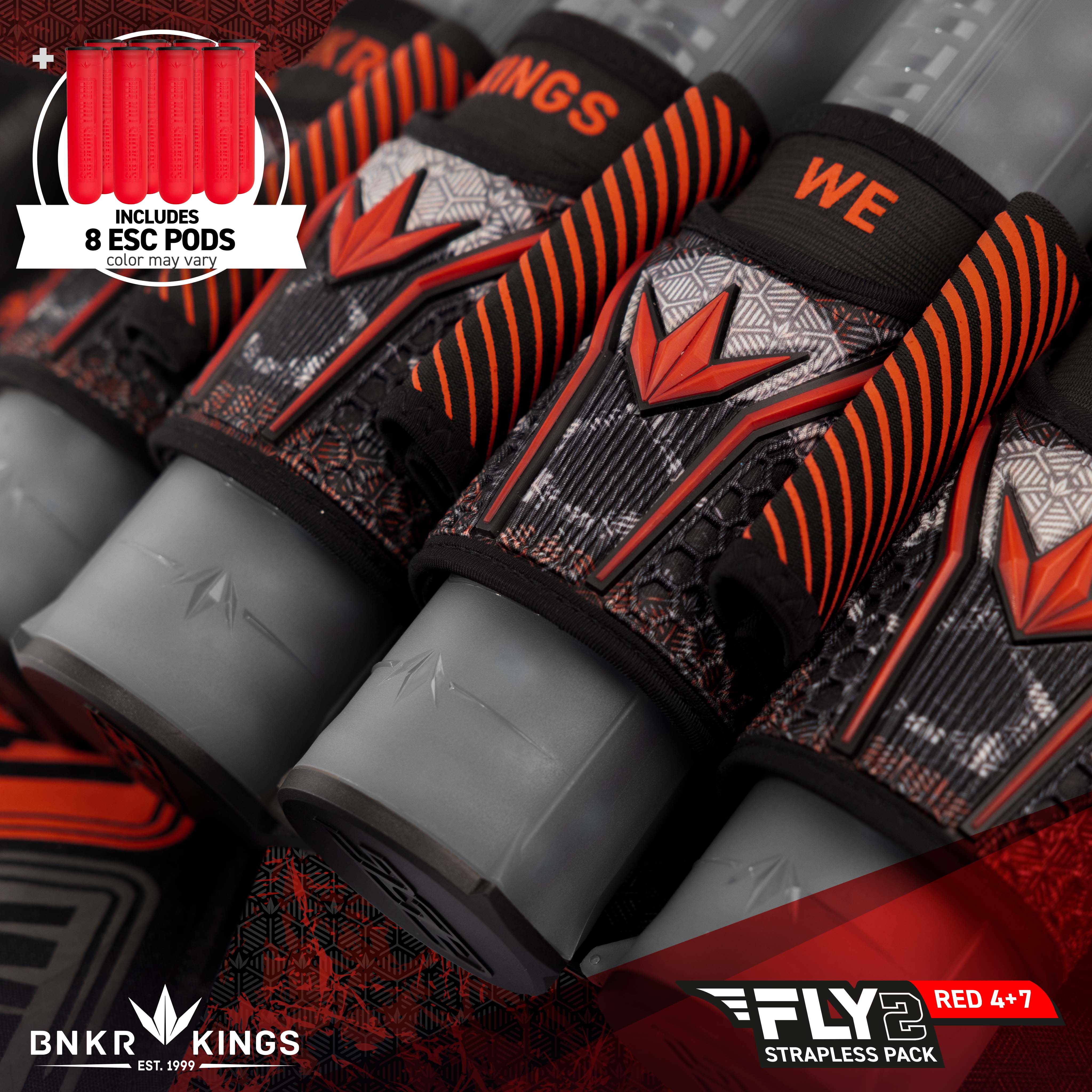 Bunkerkings Fly2 Pack 4+7 - Red Skull (incl. 8 ESC Pods) – Bunkerkings ...